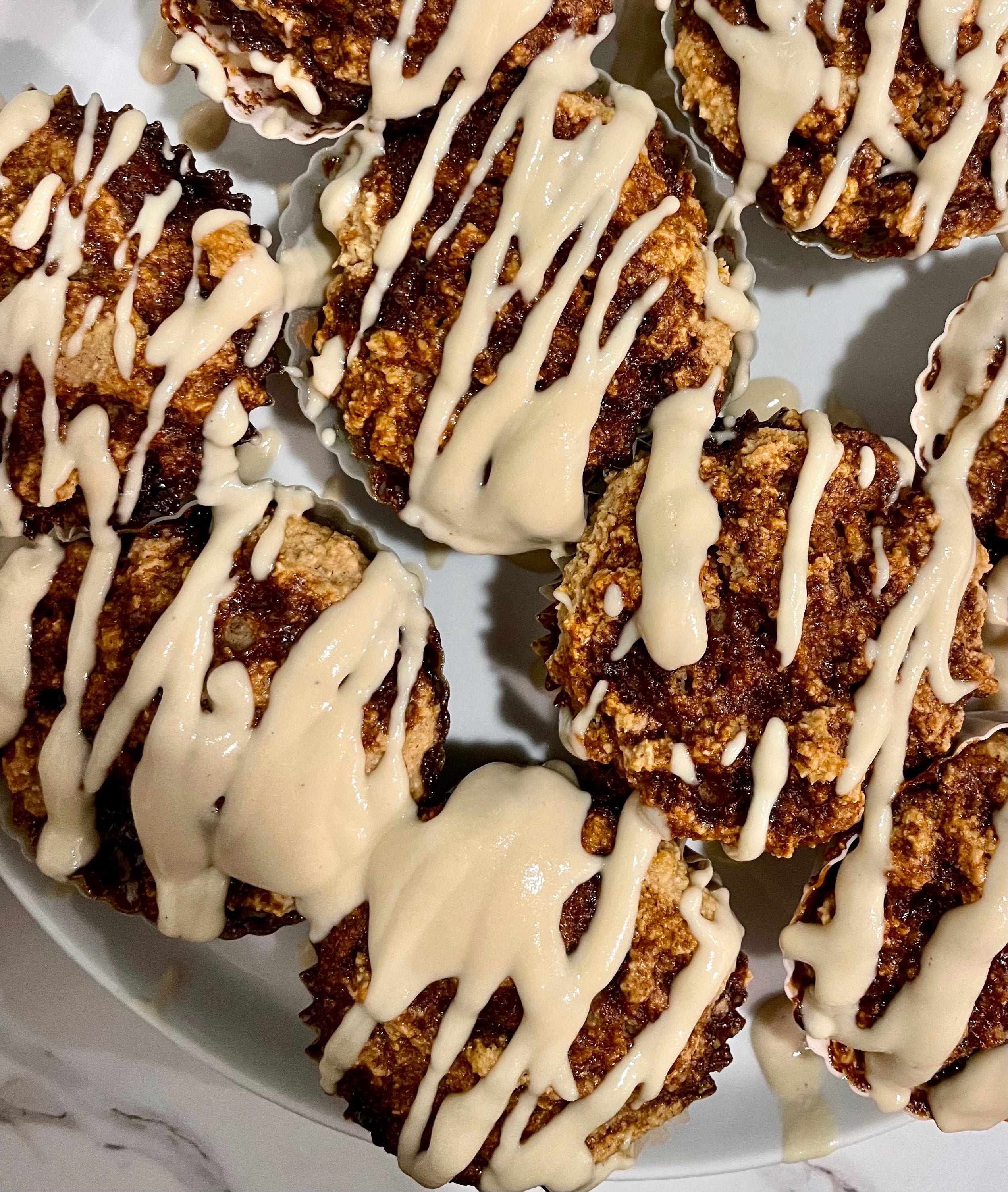 Cinnamon Bun Muffins with Cream Cheese Icing – Living Tree Foods